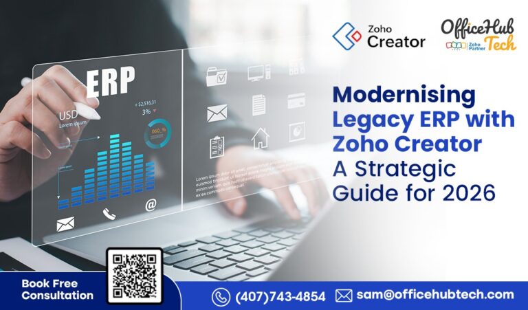 Modernizing Legacy ERP with Zoho Creator: A Strategic Guide for 2026