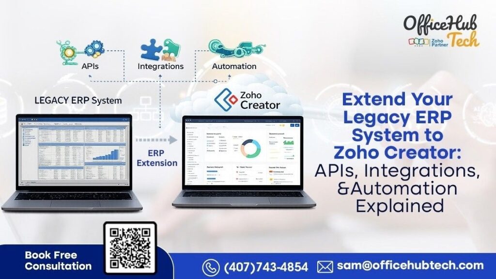 Extend Your Legacy ERP System to Zoho Creator: APIs, Integrations, and ...