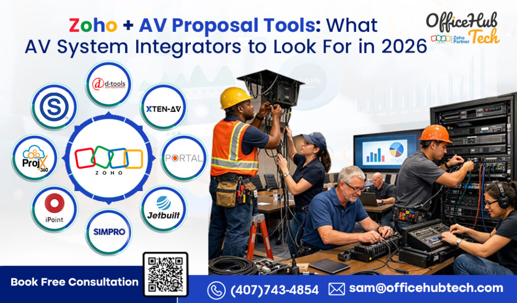 Zoho + AVSI Proposal Tools: AV System Integrator Strategy for 2026