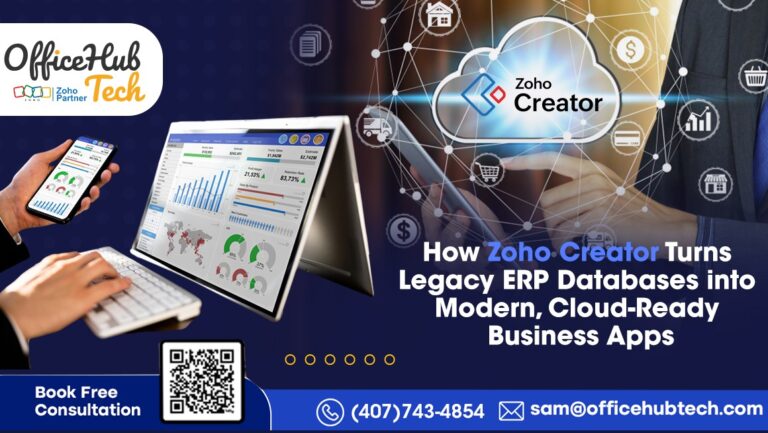 How Zoho Creator Turns Legacy ERP Databases into Modern, Cloud-Ready ...